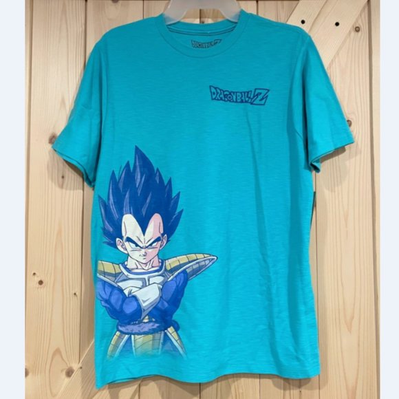 Bioworld | Shirts & Tops | New 8 2xl Boys Dragon Ball Z Vegeta Tshirt ...